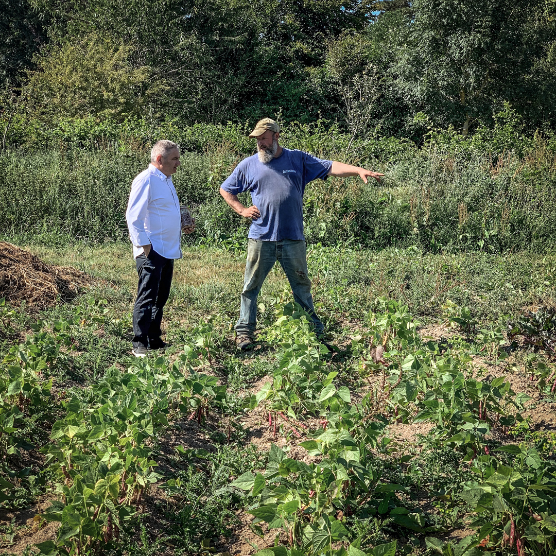 180° Un produit, un chef : les haricots Teggia de Didier Robin, au ...